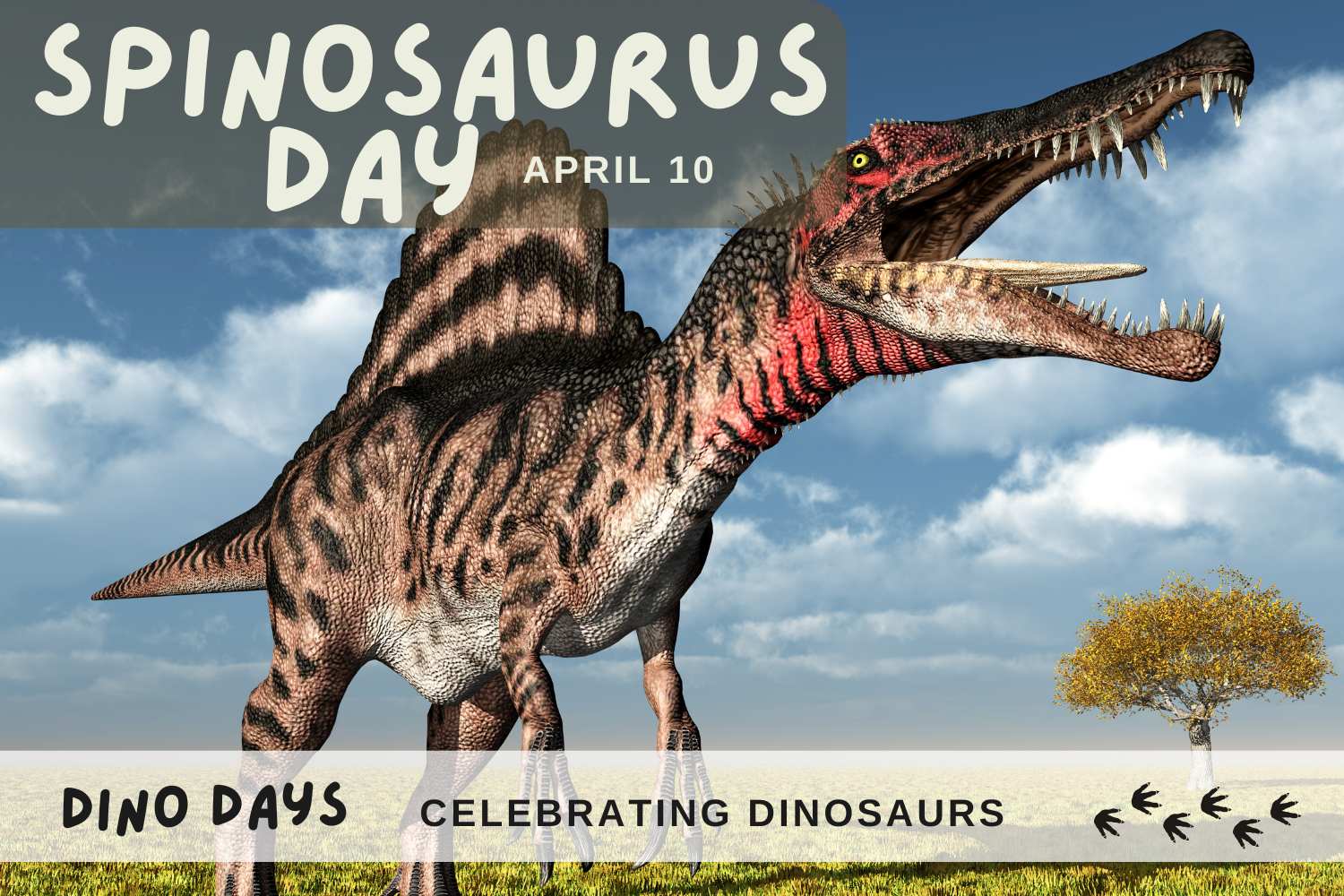 Spinosaurus Day | Holiday Smart