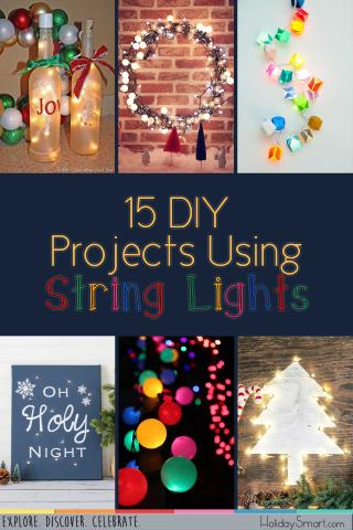 15 DIY Projects Using String Lights | Holiday Smart